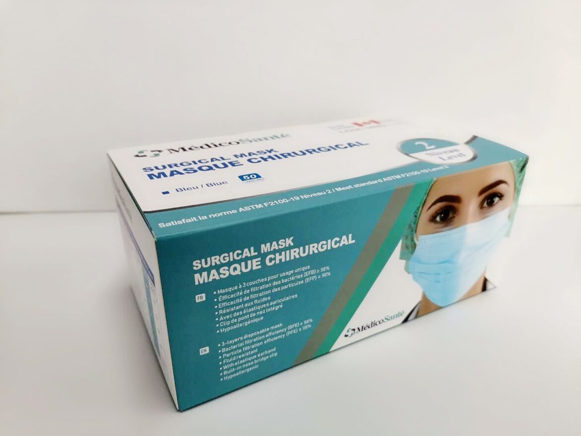 Procedure Masks – Surgical Masks – Protection Masks certified ASTM LEVEL 2